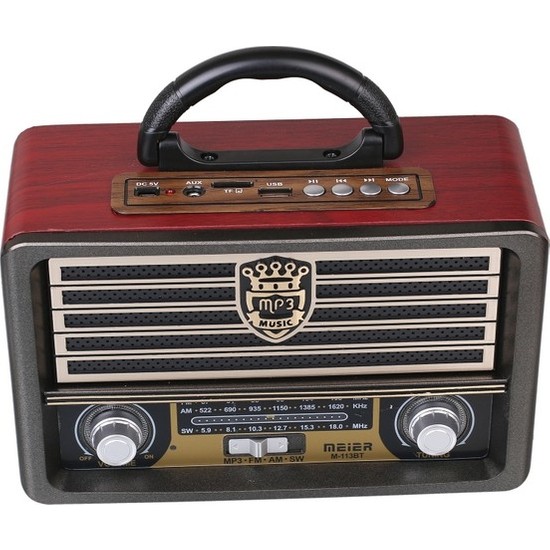 Meier Pusula M 113 Bt Nostaljik Görünümlü Usb Sd Radyo Fiyatı