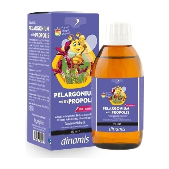 Dinamis Pelargonium With Propolis Şurup 150 ml Fiyatı