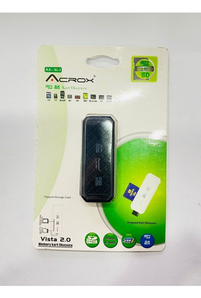 Acrox AX-363 Kart Okuyucu Acrox AX-363 Kart Okuyucu