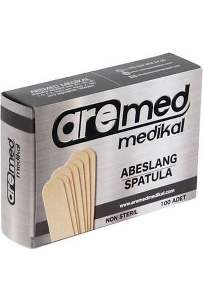 Aremed Abeslang Tahta Dil Basacağı 100lü Non-Steril Aremed Abeslang Tahta Dil Basacağı 100lü Non-Steril
