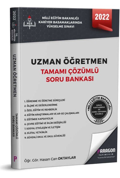 2022 Uzman Öğretmen Çözümlü Soru Bankası Hasan Can Oktaylar 2022 Uzman Öğretmen Çözümlü Soru Bankası Hasan Can Oktaylar