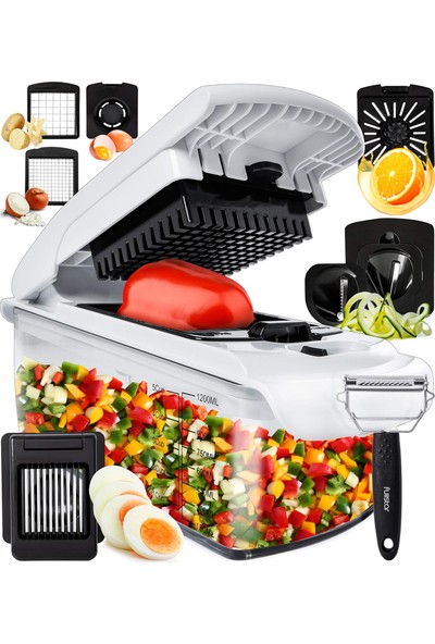 Fullstar 9-In-1 Deluxe Sebze Doğrayıcı (Yurt Dışından)