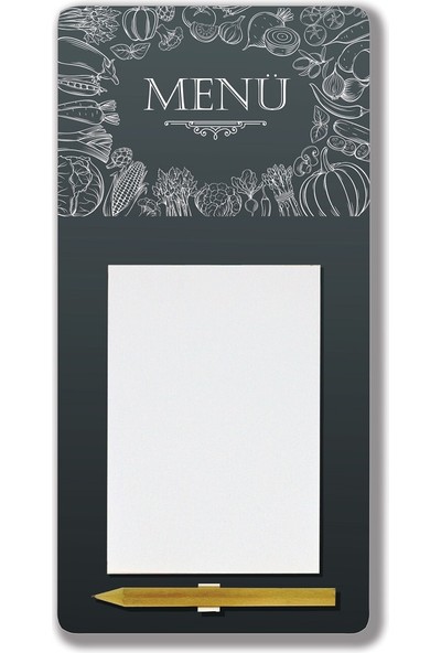 Gizeo Concept Menü Yazılı Buzdolabı Magneti Gizeo Concept Menü Yazılı Buzdolabı Magneti