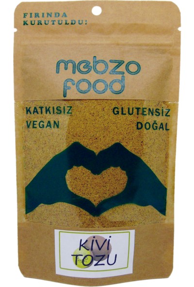 Mebzo Food Fırında Kurutulmuş Kivi Tozu 100 gr Mebzo Food Fırında Kurutulmuş Kivi Tozu 100 gr
