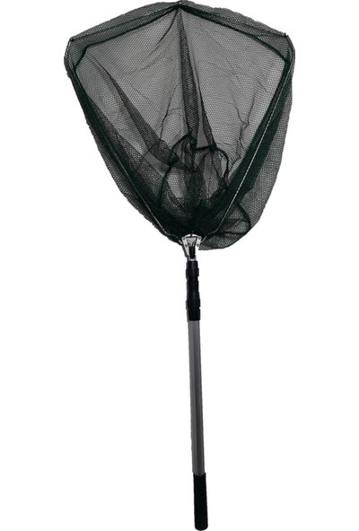 Aqua AquaPetshop Üçgen Katlanır Balıkçı Kepçe 150 cm Sap / 50*50 File Kapalı Boy 64 cm