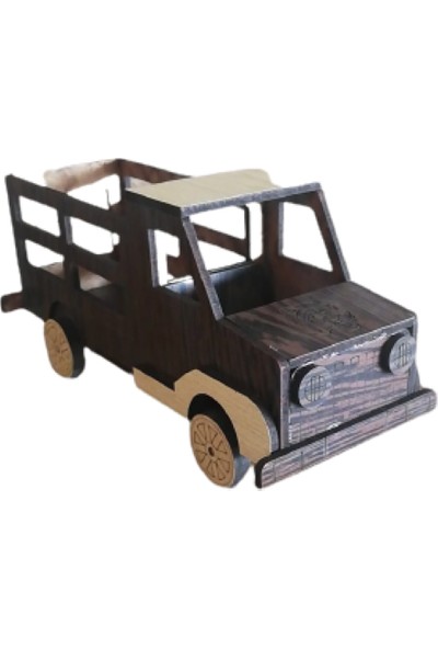 Ahşapcım Koleksiyon Ahşap Oyuncak Kamyon