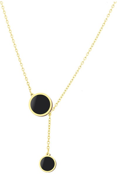 Giada Yuvarlak Akrilik Kolye