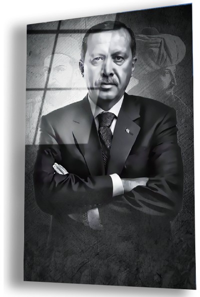 Dekorvia Kırılmaz Cam Recep Tayyip Erdoğan Tablo Dekorvia Kırılmaz Cam Recep Tayyip Erdoğan Tablo