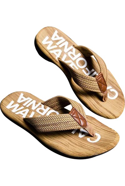 Ruihe Parmak Arası Kaymaz Erkek Terlik - Kahverengi (Yurt Dışından) Ruihe Parmak Arası Kaymaz Erkek Terlik - Kahverengi (Yurt Dışından)