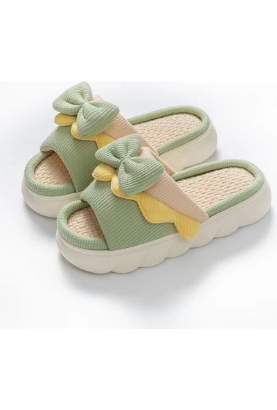 Ruihe Kadın Fiyonk Detaylı Silikon Terlik - Yeşil (Yurt Dışından) Ruihe Kadın Fiyonk Detaylı Silikon Terlik - Yeşil (Yurt Dışından)