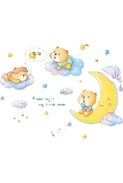 Tulip House Desenli Yapışkanlı Duvar Stickerı (Yurt Dışından)