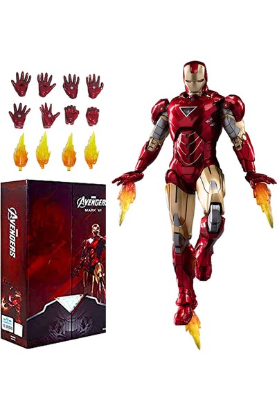 Gsuciil Iron Man Mark 6 10. Yıl Özel 7 Inç Aksiyon Figürü (Yurt Dışından)