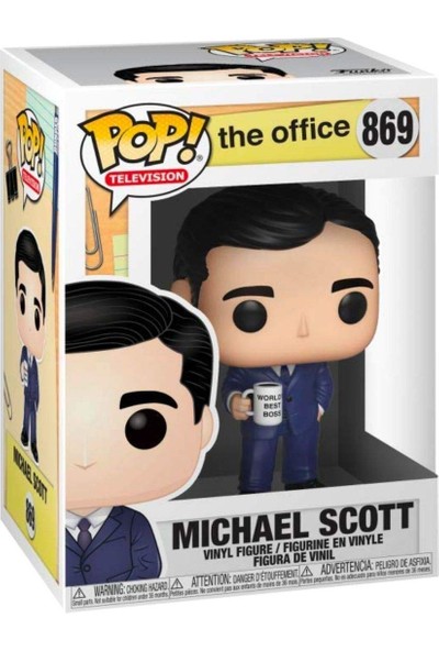 Funko Pop! Tv: The Office - Michael Scott ve Kupası Aksiyon Figürü (Yurt Dışından) Funko Pop! Tv: The Office - Michael Scott ve Kupası Aksiyon Figürü (Yurt Dışından)