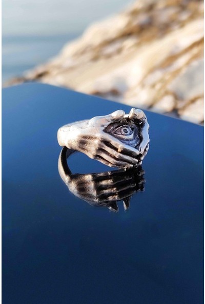 The Gifts Illuminati Göz Antik Gümüş Kaplama Ayarlanabilir Yüzük The Gifts Illuminati Göz Antik Gümüş Kaplama Ayarlanabilir Yüzük