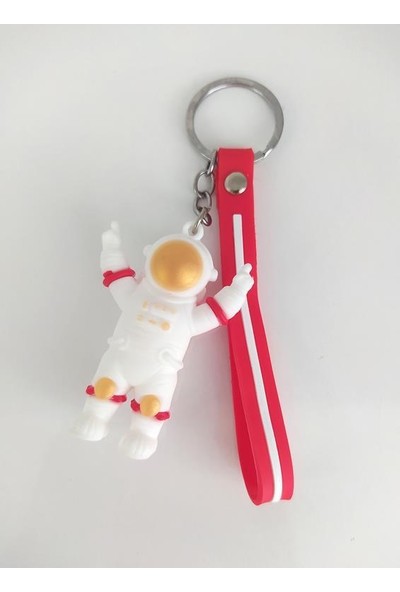 Hd Marketim Astronot Silikon Anahtarlık Çanta Süsü Oyuncak