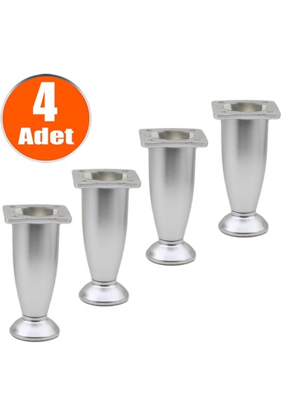Badem10 Mobilya Kanepe Baza Tezgah Ayağı Ayarlanabilir 10 cm Mat Krom Ayak (4 ADET) Badem10 Mobilya Kanepe Baza Tezgah Ayağı Ayarlanabilir 10 cm Mat Krom Ayak (4 ADET)