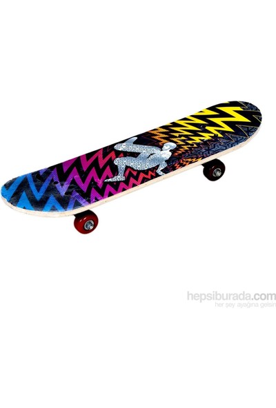 Kaymaz Yüzey 60CM Skate Boy Çift Tarafı Desenli ve Hiphop Baskılı Silikontekerli Kaykay Skateboard