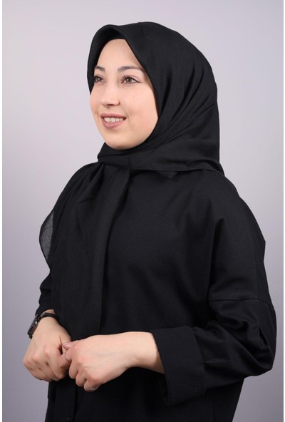 Bonjela Düz Renk Kraş Bambu Eşarp - Desen-01 Bonjela Düz Renk Kraş Bambu Eşarp - Desen-01