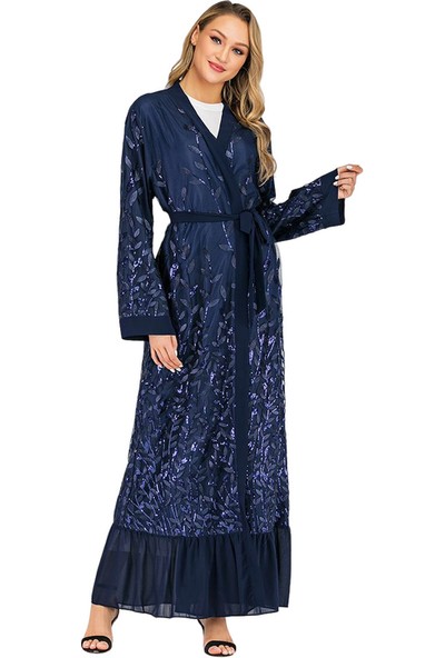 Huhao Dantellli Polyester Kadın Hırka - Siyah (Yurt Dışından) Huhao Dantellli Polyester Kadın Hırka - Siyah (Yurt Dışından)