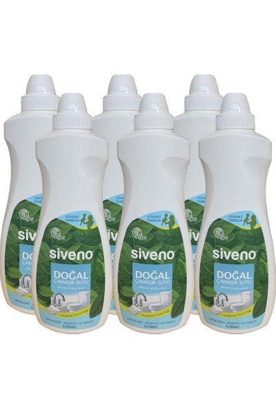 Siveno Doğal Çamaşır Suyu 700 ml x 6 Siveno Doğal Çamaşır Suyu 700 ml x 6