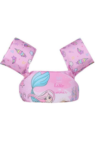 Fantastic Shop 9-27KG Desen Baskılı Bebek Yüzme Kollukları- Pembe (Yurt Dışından)