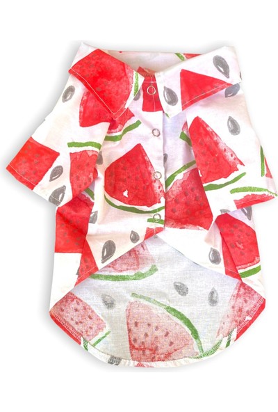 Luli Pet Karpuz Desenli Köpek Gömleği Luli Pet Karpuz Desenli Köpek Gömleği