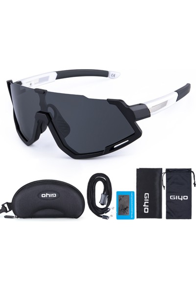 Gıyo Cam Bisiklet Gözlüğü - Siyah (Yurt Dışından) Gıyo Cam Bisiklet Gözlüğü - Siyah (Yurt Dışından)