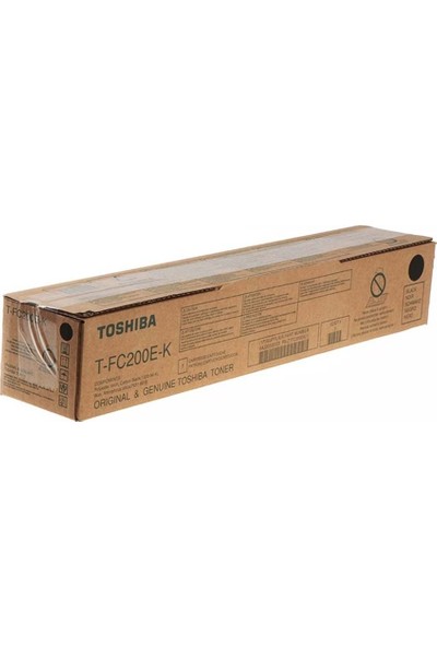 Toshıba T-FC200E-K-M Estd. 2000AC/2500AC Siyah Toner Orjinal 38.400 Sayfa 310 gr 6AJ00000196 Toshıba T-FC200E-K-M Estd. 2000AC/2500AC Siyah Toner Orjinal 38.400 Sayfa 310 gr 6AJ00000196