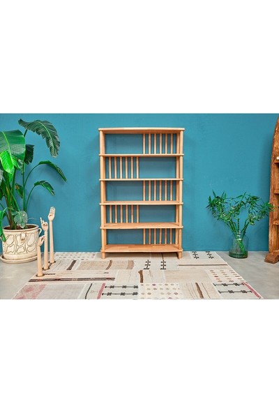 ARS Wooden Akasya Kitaplık