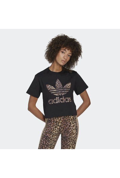 Adidas Kadın Günlük T-Shirt Logo HK5187