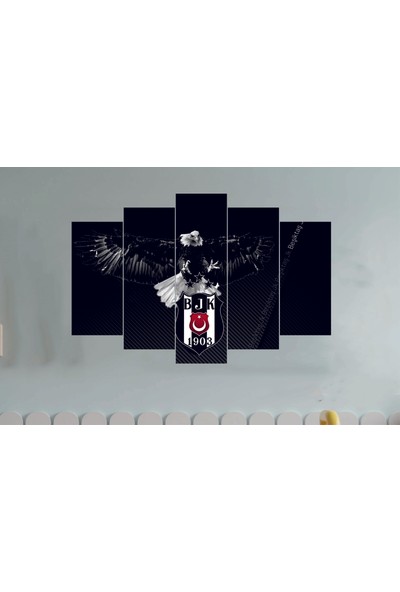 AVM19 5 Parça Mdf Beşiktaş Tablo AVM19 5 Parça Mdf Beşiktaş Tablo