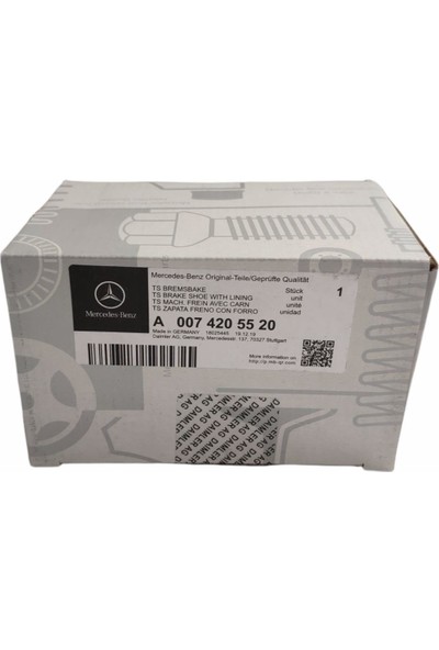 Oem Mercedes C180 (2007 Ve Sonrası) Ön Fren Balatası