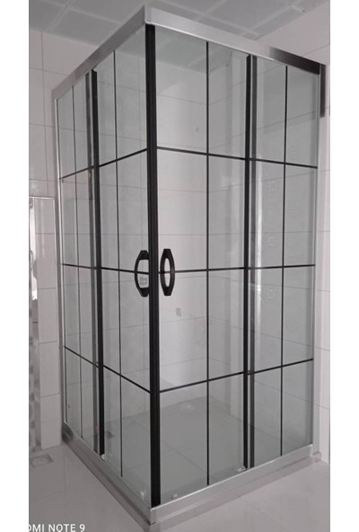 Nbm 80x80 Parlak Profilli 6mm Temperli Karolaj Duşakabin Nbm 80x80 Parlak Profilli 6mm Temperli Karolaj Duşakabin