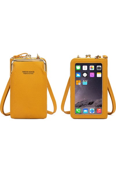 Smart Cabin Kare Pu Deri Çanta Zip Bozuk Para Cüzdanı (Yurt Dışından)