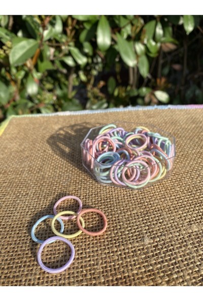 JIDOMIS100 Lü Kutulu Kumaş Lastik Toka