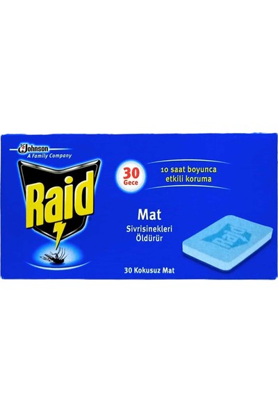 Raid Elektro Mat 30 Gece 30'lu Raid Elektro Mat 30 Gece 30'lu