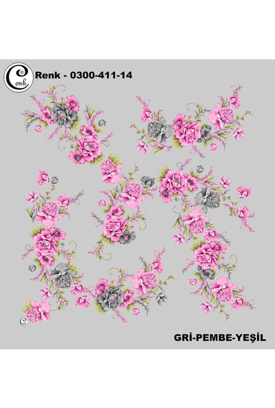 Cenk Desenli Oyalık Yazma - 0300-411 Cenk Desenli Oyalık Yazma - 0300-411
