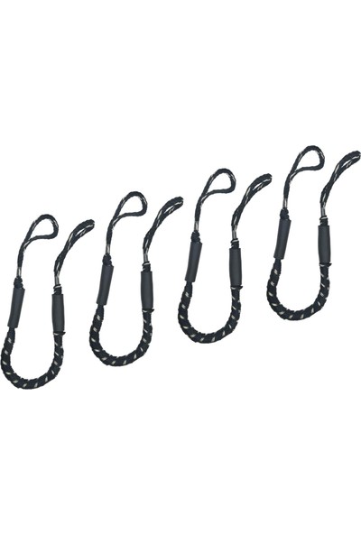 Gerilebilen Bungee Rıhtım Hattı Deniz Mooring Halat Tekne D Siyah 4pcs(Yurt Dışından) Gerilebilen Bungee Rıhtım Hattı Deniz Mooring Halat Tekne D Siyah 4pcs(Yurt Dışından)