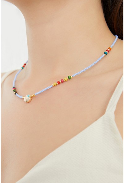 Aqua Di Polo 1987 Çok Renkli Kadın Boncuk Kolye APNS000208 Aqua Di Polo 1987 Çok Renkli Kadın Boncuk Kolye APNS000208