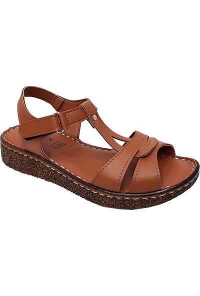 Ayzen 408 Deri Trend Fashıon Kadın Sandalet