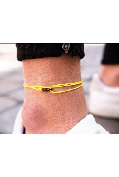 Daphne Store Siyah Kapamalı Sarı Ip Ayarlanabilir Halhal Daphne Store Siyah Kapamalı Sarı Ip Ayarlanabilir Halhal