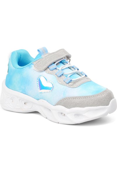 Cool Yuki-P Turkuaz Cırt Cırtlı Kız Çocuk Spor Ayakkabı