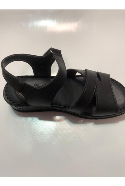 Merry Pace Siyah Kadın Sandalet