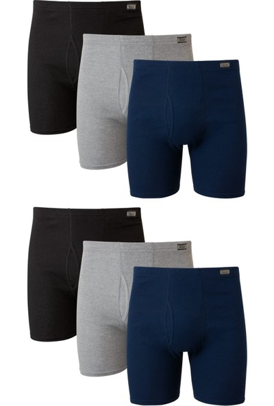 Hanes Cool Dri Pamuk Boxer Seti 6'lı (Yurt Dışından)