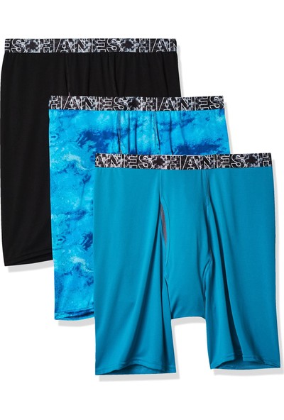 Hanes Erkek X-Temp Hafif Uzun Bacak Boxer (Yurt Dışından)