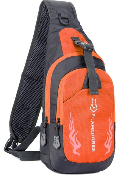 Kkmoon Erkek Su Geçirmez Omuz Çantası - Turuncu (Yurt Dışından)