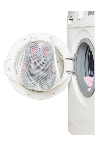Pembe Karınca Çamaşır Makinesi Kapağa Bağlamalı Pratik Ayakkabı Yıkama Filesi Pembe Karınca Çamaşır Makinesi Kapağa Bağlamalı Pratik Ayakkabı Yıkama Filesi