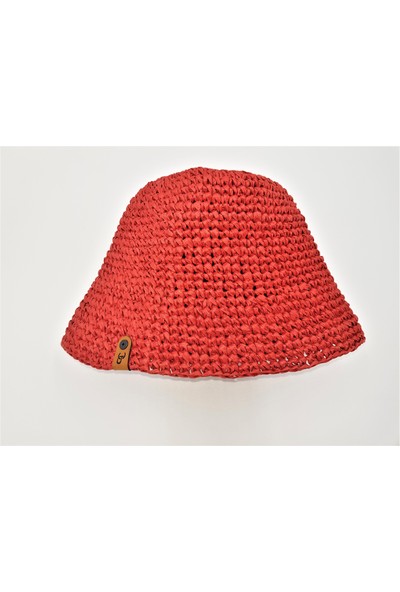 Punta Collection Rafya Bucket Şapka Kırmızı Punta Collection Rafya Bucket Şapka Kırmızı