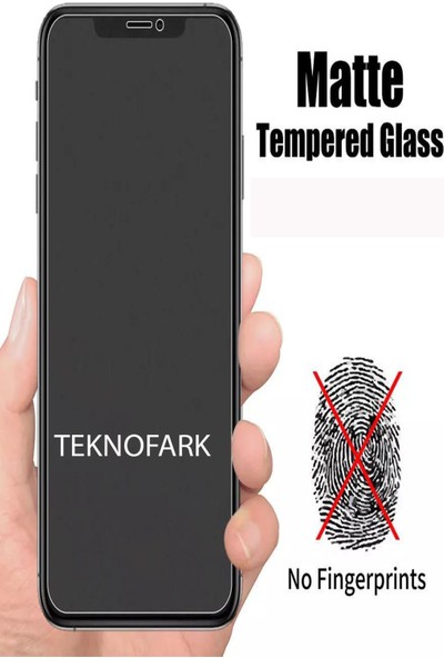 TeknoFark Apple iPhone 13 Pro Max Mat Ekran Seramik Tam Kaplayan Kırılmaz Cam Nano Ekran Koruyucu