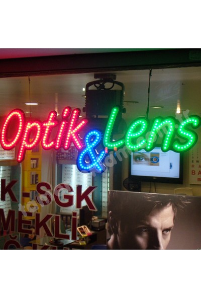 Tamer Reklam Gözlük Çerçevesi LED Optik Tabelası Tamer Reklam Gözlük Çerçevesi LED Optik Tabelası